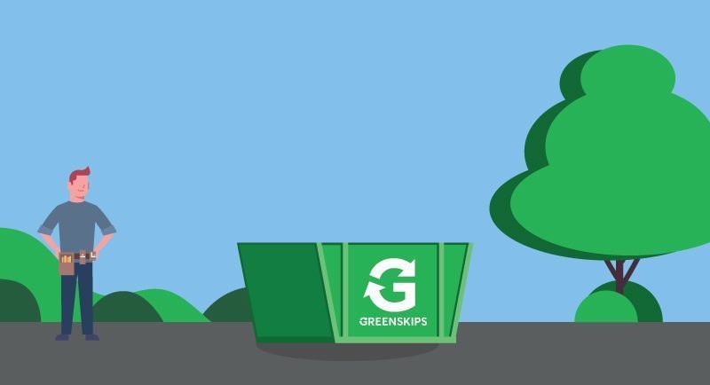 3 Cubic Metre Skip - General Household - Green Skips Skip Bin Hire