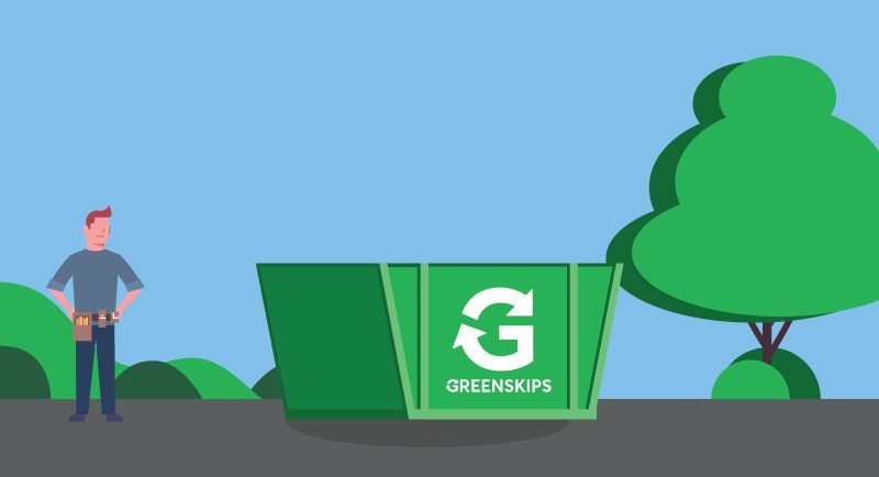6 Cubic Metre Skip - General Household - Green Skips Skip Bin Hire